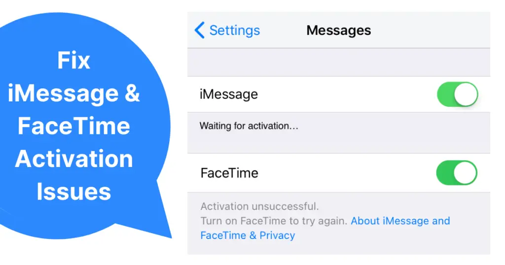 如何修复iPhone 上的iMessage、FaceTime“激活失败”问题- Info Ace Tech