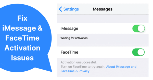 כיצד לתקן את בעיית "ההפעלה נכשלה" של iMessage ו-FaceTime ב- iPhone-Info ...